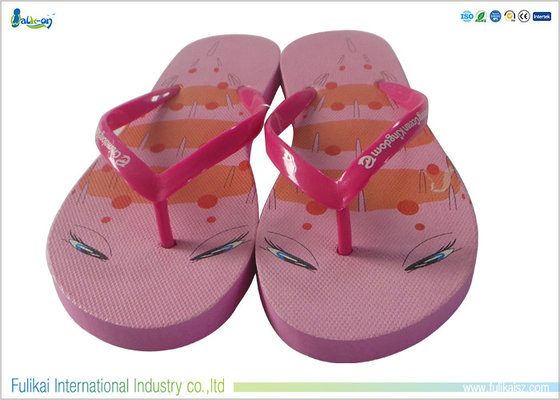 Cute Girl Pink Flip Flops