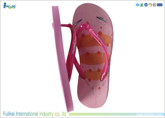 Cute Girl Pink Flip Flops