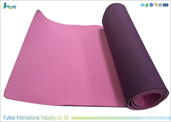 Pink PVC Or Eva Foam Yoga Mat Non Toxic For Exercise Fitness