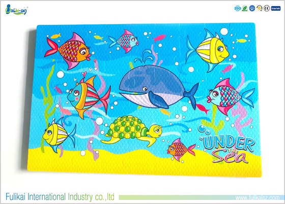 Sea Animals Colorful 100 Pieces Foam Jigsaw Puzzle  For Children