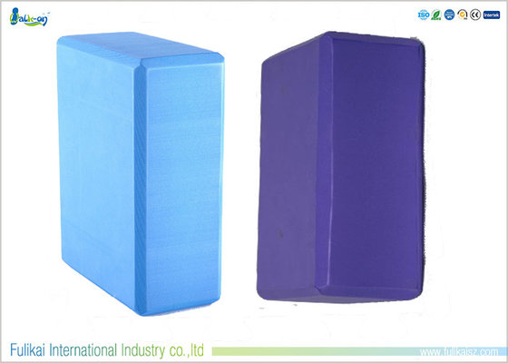 High Density Pure Blue Eva Yoga Foam Blocks Soft Eco - Friendly
