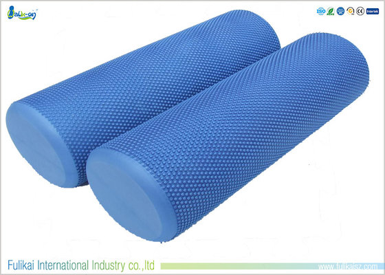 Fintness Blue Yoga EVA Foam Roller Customized Logo With 14*33cm