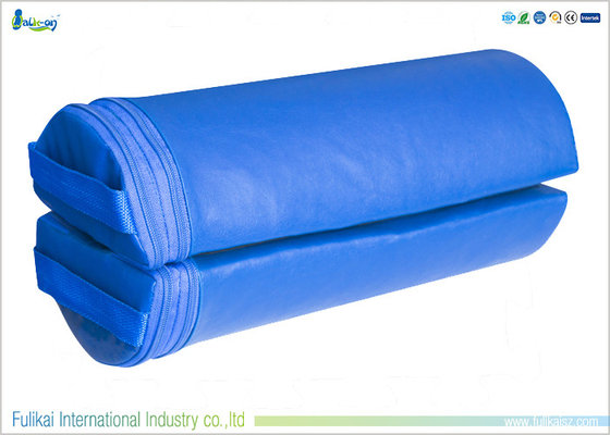 Fintness Blue Yoga EVA Foam Roller Customized Logo With 14*33cm