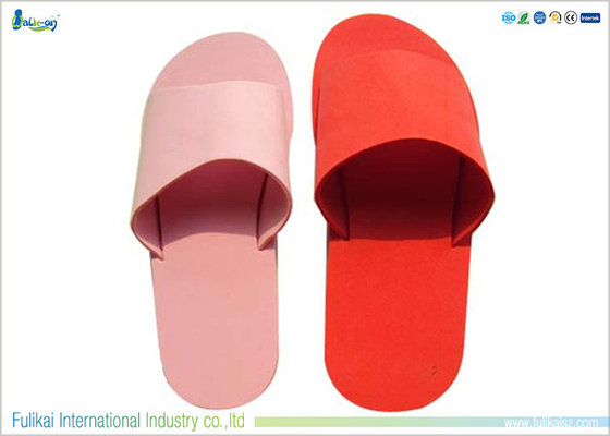 Comfortable Disposable Flip Flops Size 9 Red With EVA Foam Material