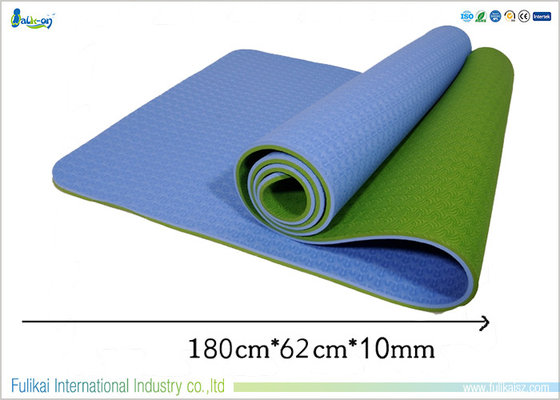 Purple Non - Slip Women Thick EVA Foam Yoga Mat For Exercise