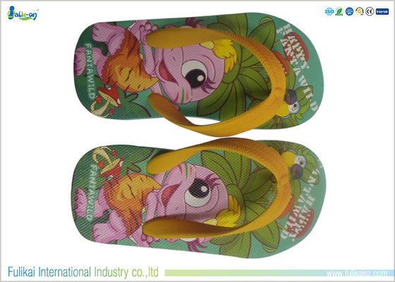 High Density Children Rubber Flip Flops Comfortable Mixed Colors
