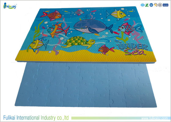 Sea Animals Colorful 100 Pieces Foam Jigsaw Puzzle  For Children