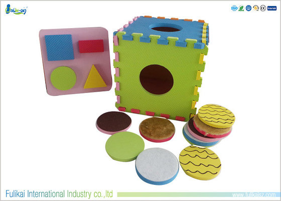Colorful EVA Foam Puzzle Mat With Round Accessories For Children