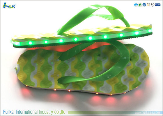 2016 Fashion Beach Slipper , LED Waterproof Flip Flops With Full Color Print