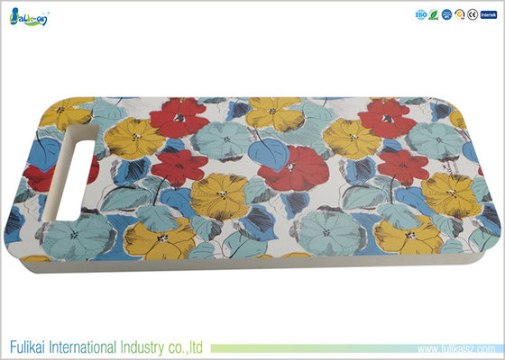 Creamy - white Foam Kneeling Pad / Floral Printing Gardening Knee Pads