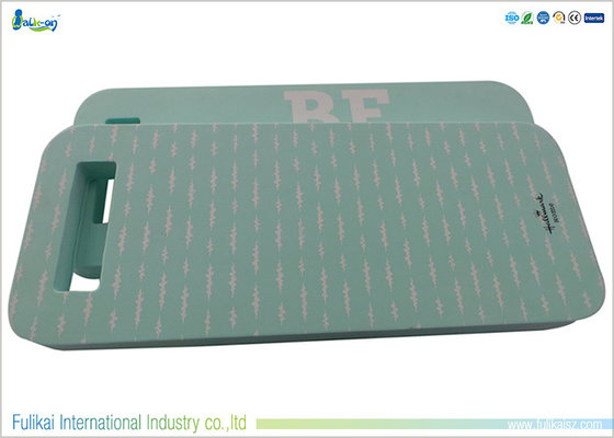 Sky Blue Silk Printing " BE HAPPY " Garden Kneeling Pad With Eva Foam