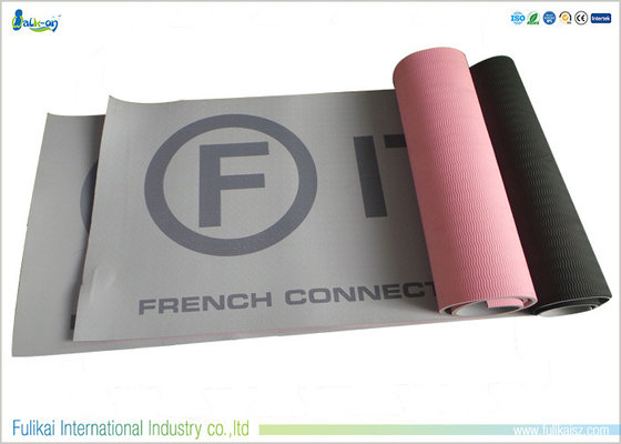 Pink Grey Texture  8mm Thick Padded Yoga Mat For Women Exercise