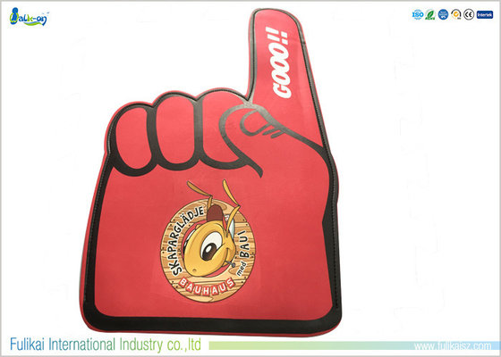 Red Custom Big Finger Number 1 Fan Foam Finger Heat Transfer Print