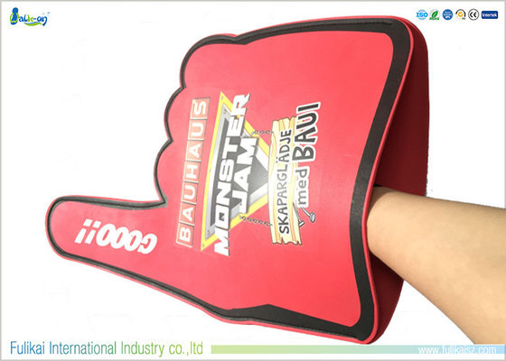 Red Custom Big Finger Number 1 Fan Foam Finger Heat Transfer Print