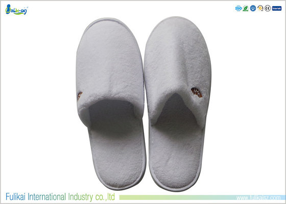White Disposable Hotel Slippers Cotton Slippers For Housing