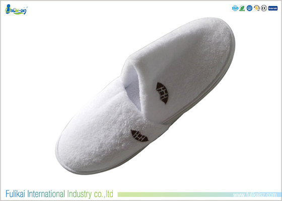 White Disposable Hotel Slippers Cotton Slippers For Housing