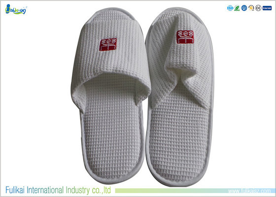 Comforable SPA Bathroom Disposable Flip Flops With Mesh Fabric Vamp