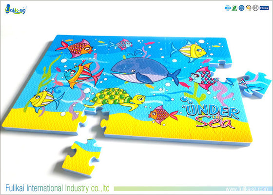 Seetier-bunte 100 Stücke Schaum-Puzzle-für Kinder