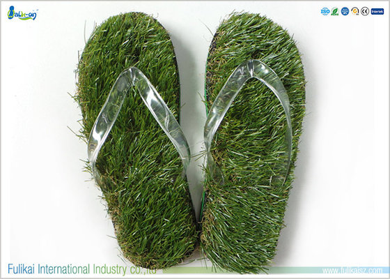 Kundengebundene Unisexmassage-künstliche Gras-Flipflops mit EVA-Material