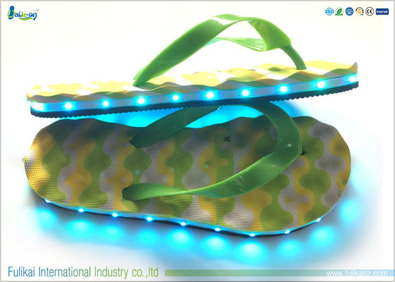 2016 Fashion Beach Slipper , LED Waterproof Flip Flops With Full Color Print
