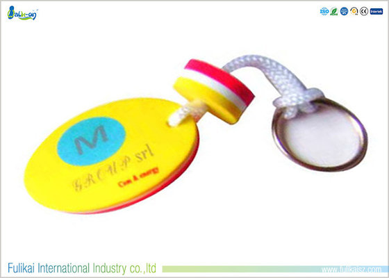Customized Elliptical Eva Foam Puzzle Toys Key Chains As Accessories