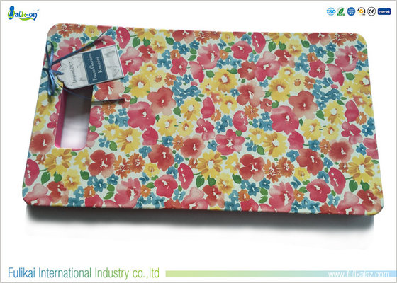 Blumige Garten-Knienauflage, Hitze-Transferdruck-Auflage EVA materielle