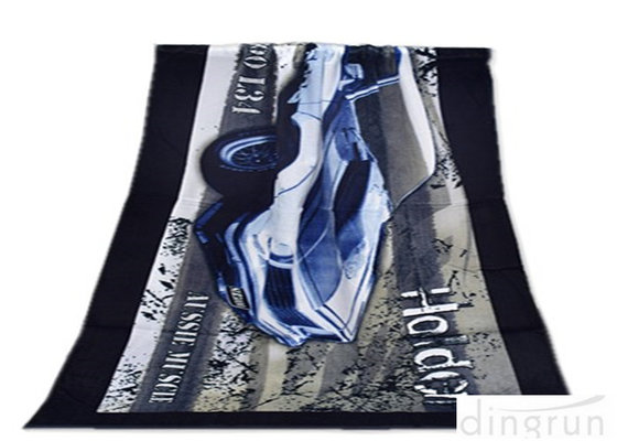 Super Soft Durable Velour Beach Towels Personalized For Family