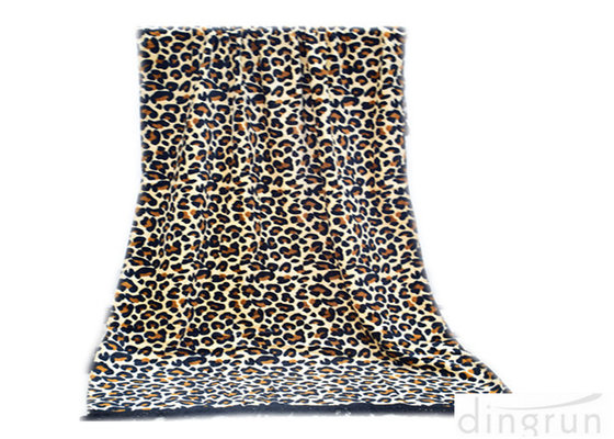 Professional Sexy Leopard Custom Printed Beach Towels With Tassel