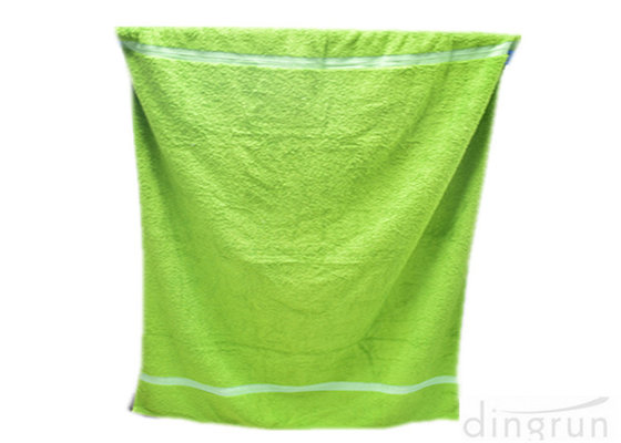 100% Cotton Long Bath Towels , Organic Cotton Towels For Swimming Pool