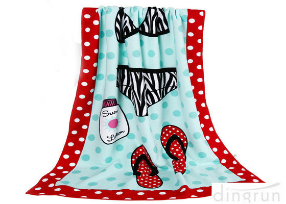 Environmental Friendly Custom Microfiber Towels For Beach / Pool