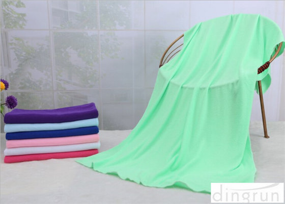 70*140cm Custom Printed Microfiber Cloth , Green Microfiber Towels For Cars 