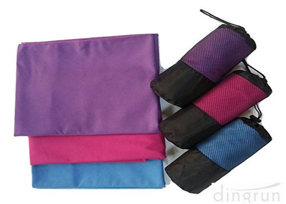 Personalized Swim Towels , Pink Microfiber Towel For Camping 