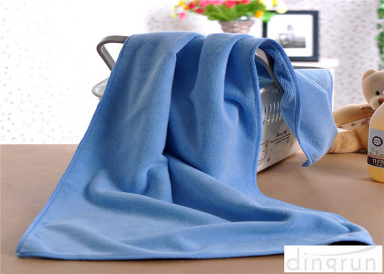Dye Yarn Terry Custom Microfiber Towels With Embroidered Logo