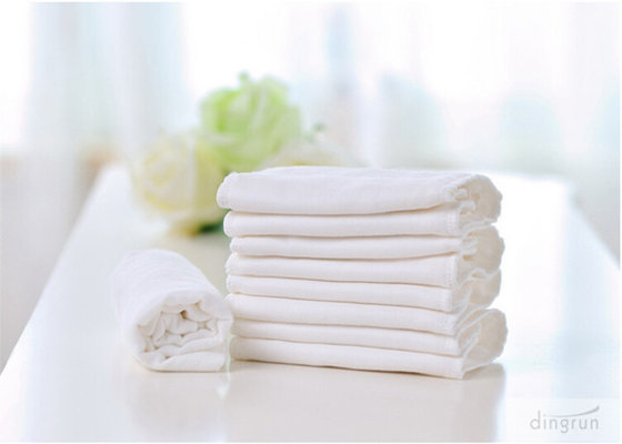 Pure Double Weave Washable Cloth Diapers , Natural Newborn Cloth Diapers 