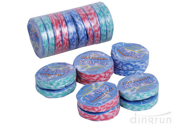 Mini Magic Coin Towels For Adults , Expanding Towels With Water 