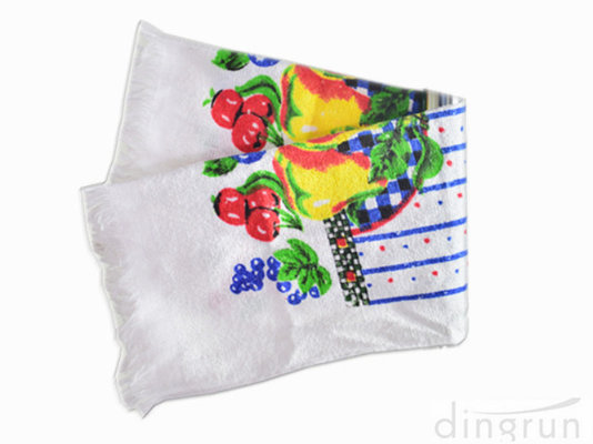 Customized Colorful Kitchen Tea Towels / Luxury Tea Towels Low Cadmium