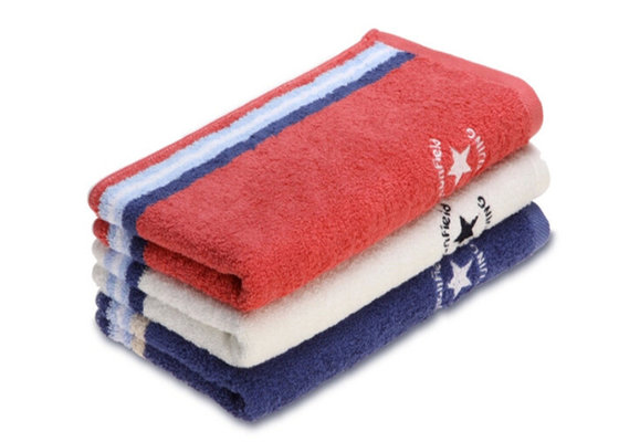 Solid Color Sports Gym Towels Multi Function For Running / Cycling