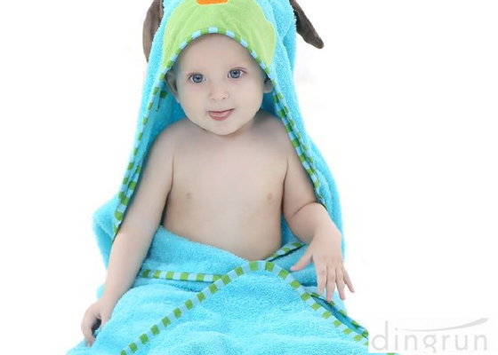 Woven Terry Organic Cotton Hooded Baby Towel For Supermarket DR-BHT-15