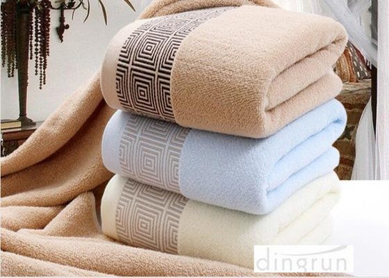 Household Terry Cotton Bath Towels For Adults Super Absorbent 70*140cm
