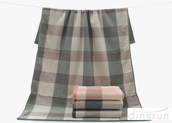 Plain Pattern Compact Soft Terry 100 cotton bath towels For Children / Adults , 70*140cm