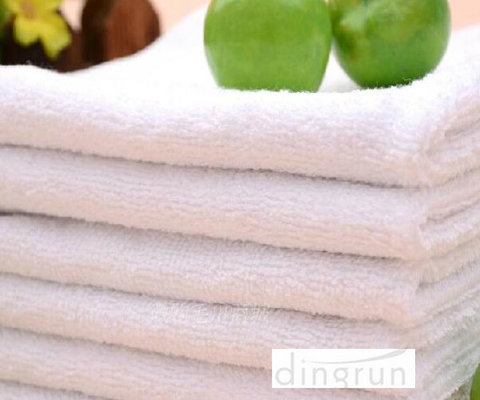 Compact Pure White Hand Towels For Hotel , Soft Touch Hand Wash Cloth Fast Drying