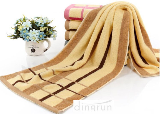 Reliable Super Absorption Striped Sports Gym Towels Embroidered Sports Towels