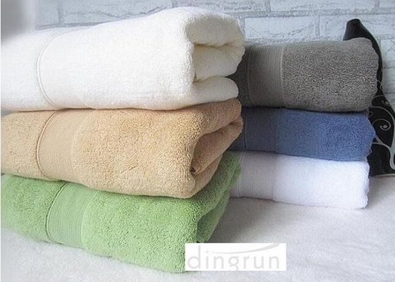 Plain Color Fadeless Thickening Personalized Bath Towel 70x140cm Double - Sided Terry