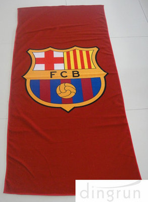 Colorful Suede Microfiber Swimming Towel , Quick Dry Logo Printed Microfiber Towel