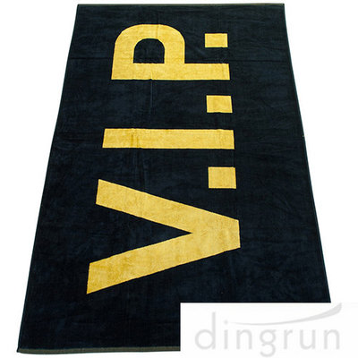 Large 100*180cm Custom Printed Beach Towels , Oversized Pool Towels Environment Friendly