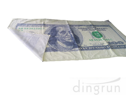 Bank Note Money Print Custom Logo Beach Towels 100 Dollar Design 100% Pure Cotton