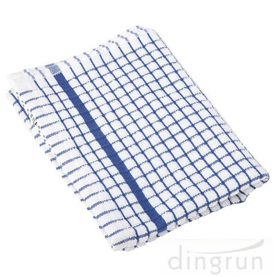100% Cotton Kitchen Tea Towels , Azo Free Housework Kitchen Cleaning Cloth 50*70cm