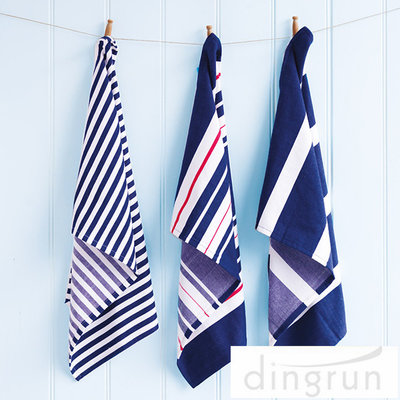 OEM Full Print Kitchen Tea Towels , 100 Cotton Kitchen Dish Cloths 25*50cm