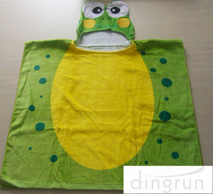 Bacteria Resistant Infant Hooded Towels , Kids Swimming Towels With Hoods