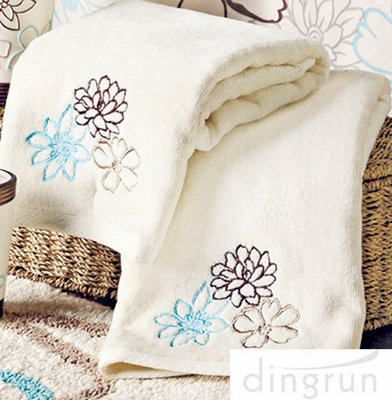 OEM Customized 100% Cotton Hand Wash Towels , 30*60cm Eco-friendly